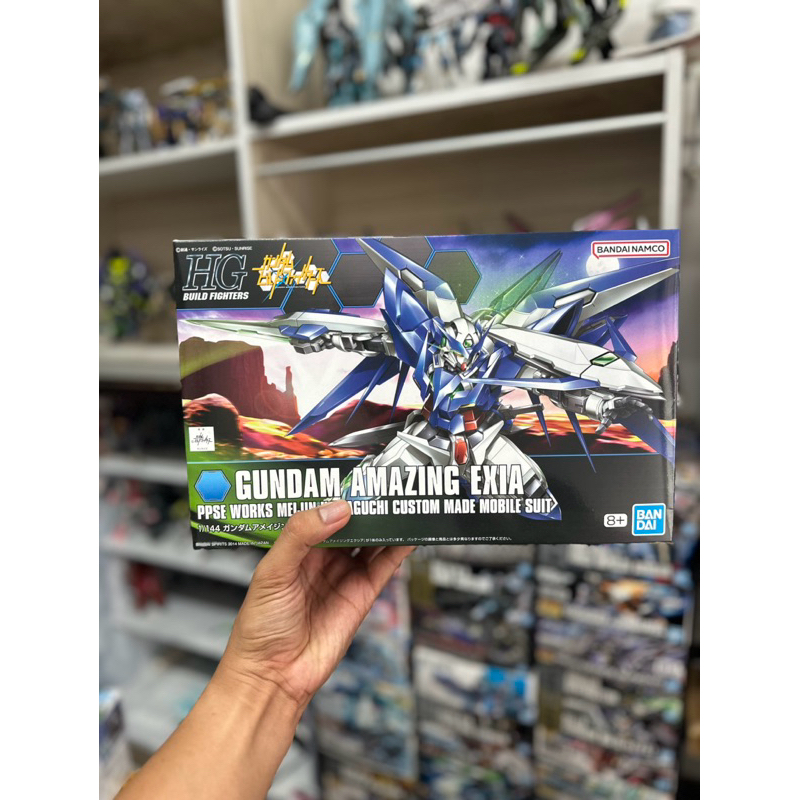 GUNDAM AMAZING EXIA HG 1/144 BANDAI ( BUILD FIGHTERS) | Shopee Malaysia