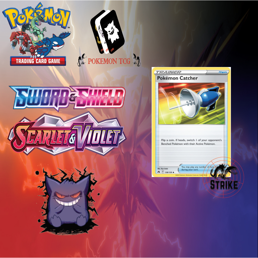 Pokemon Trainer Card - Pokemon Catcher 138/159 Crown Zenith | Shopee ...