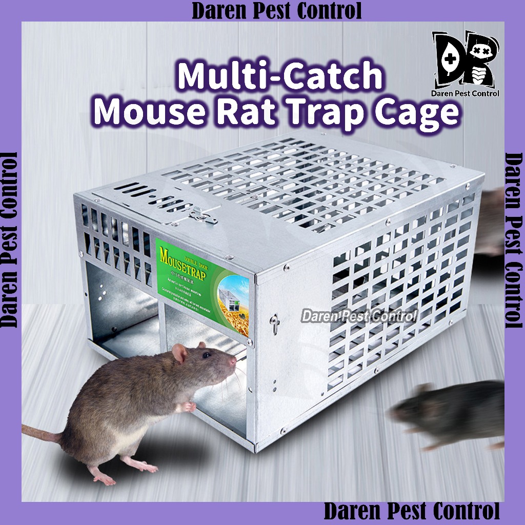 Daren LARGE high sensitivity continuous mouse trap rat trap cage pest ...