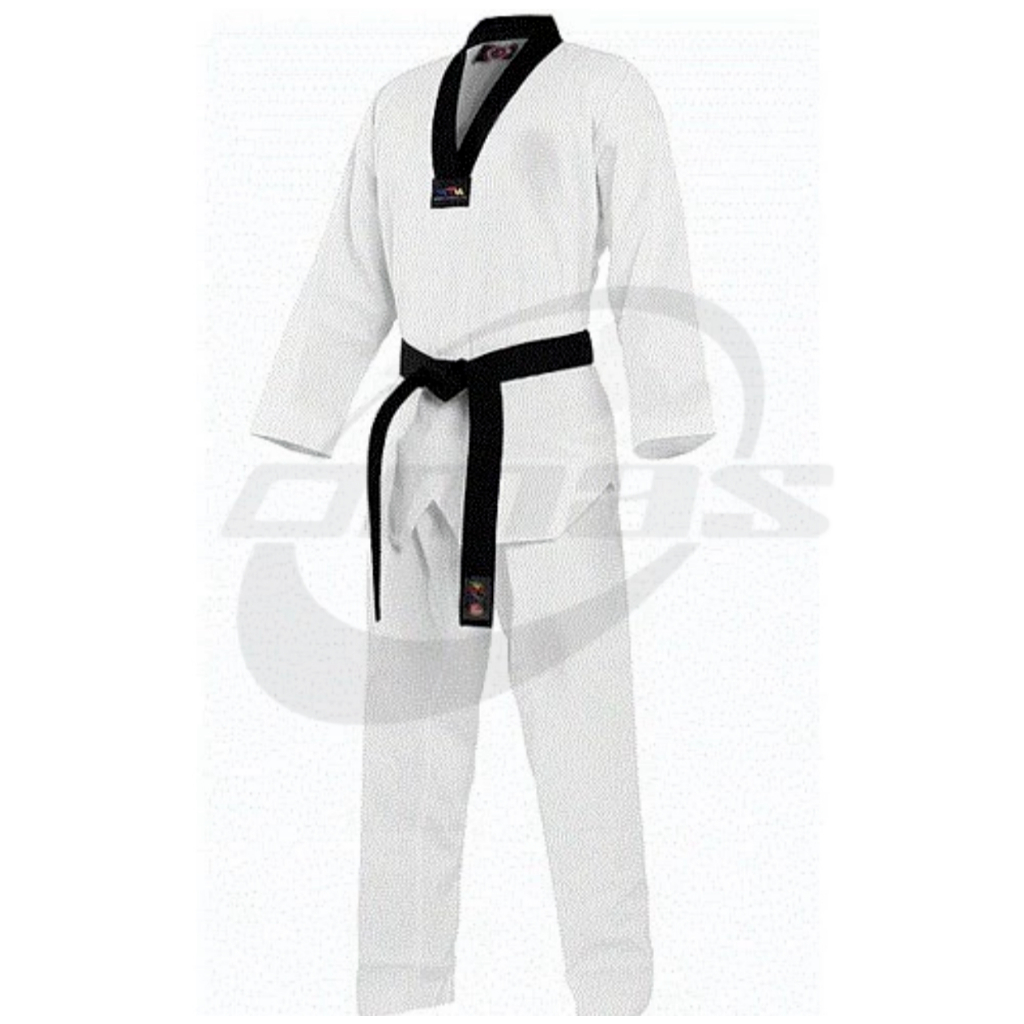 OMAS WT Black Poom Colour Taekwondo Uniform AB1001 | Shopee Malaysia