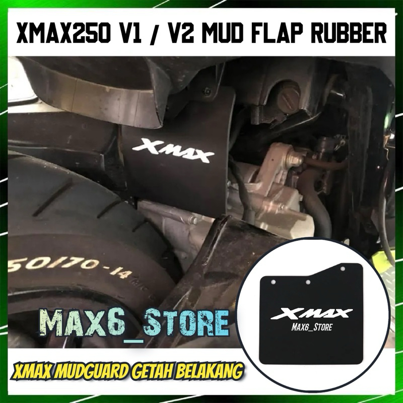 Yamaha XMAX 250 V1 V2 Mudflap Rubber Mud Flap Protector Body Protector ...