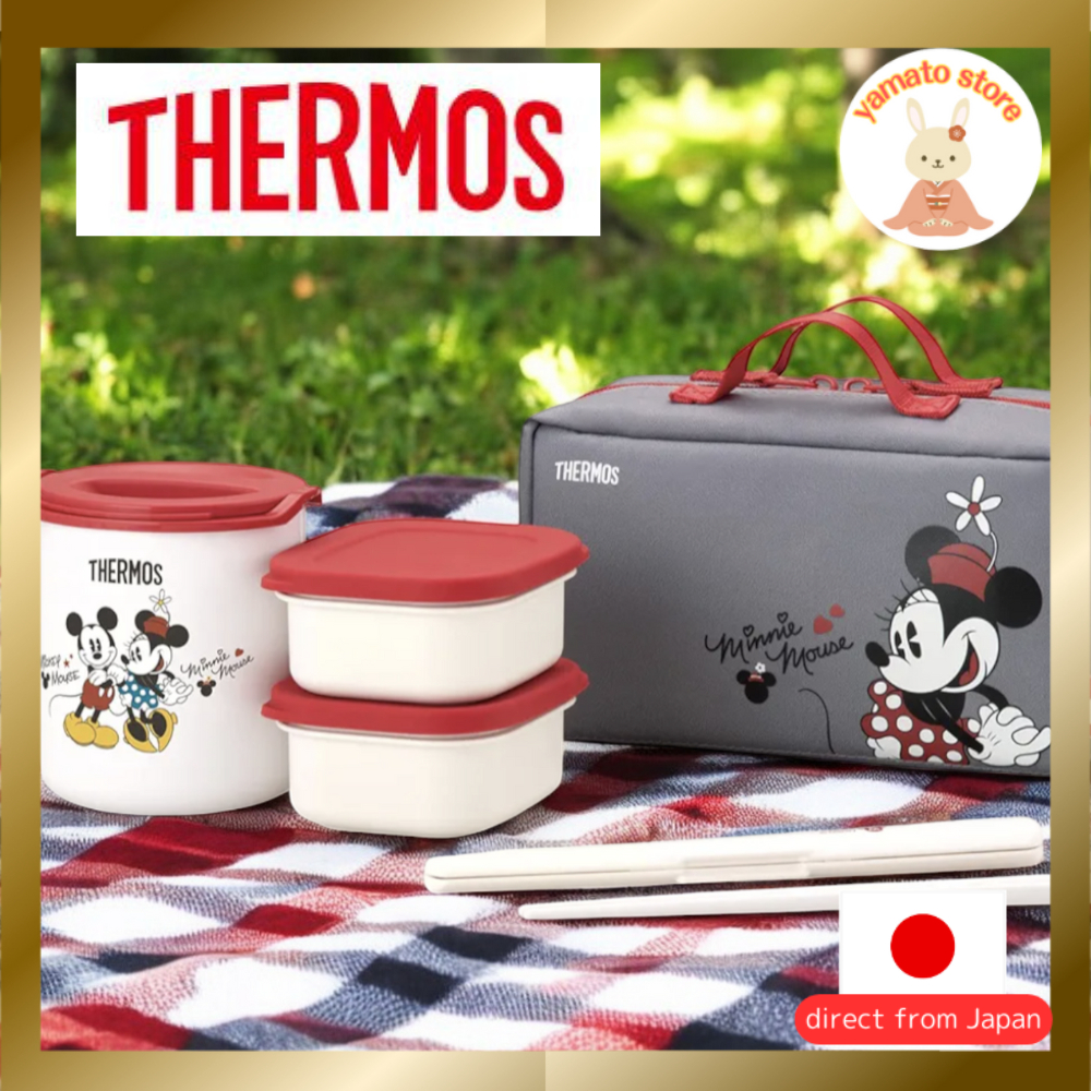Thermos lunch box Soup Jar Vacuum Insulated Insulated Mickey and Minnie Miffy 【Direct from japan ...