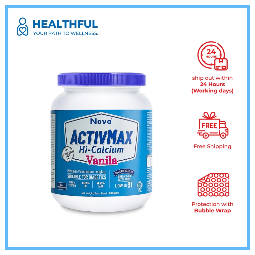 Nova Activmax High Calcium Vanilla 900g | Shopee Malaysia