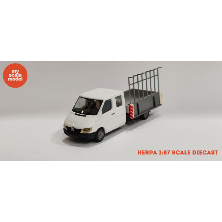 HERPA Mercedes-Benz Sprinter Double Cabin/Pick-Up Glass Transporter | 1 ...