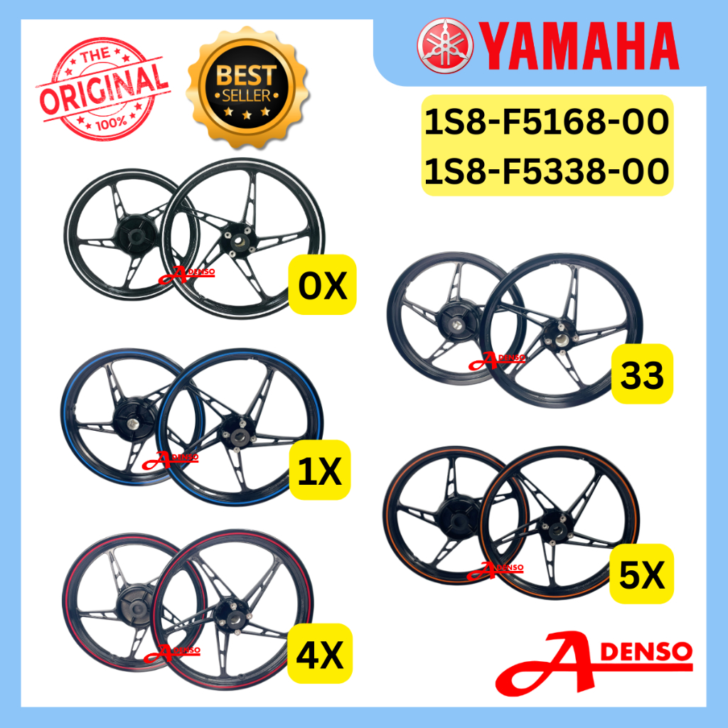 LC 135LC LC135 V1 V3 V4 V5 V6 SPORTRIM CASTWHEEL RIM 1SET (ORIGINAL100 ...
