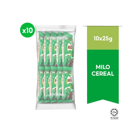NESTLE MILO Breakfast Cereal Multipack 10x25g | Shopee Malaysia