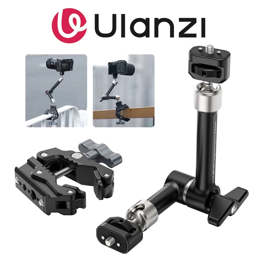 Ulanzi R011a Magic Arm with Crab Clamp Handlebar Mount for Camera ...