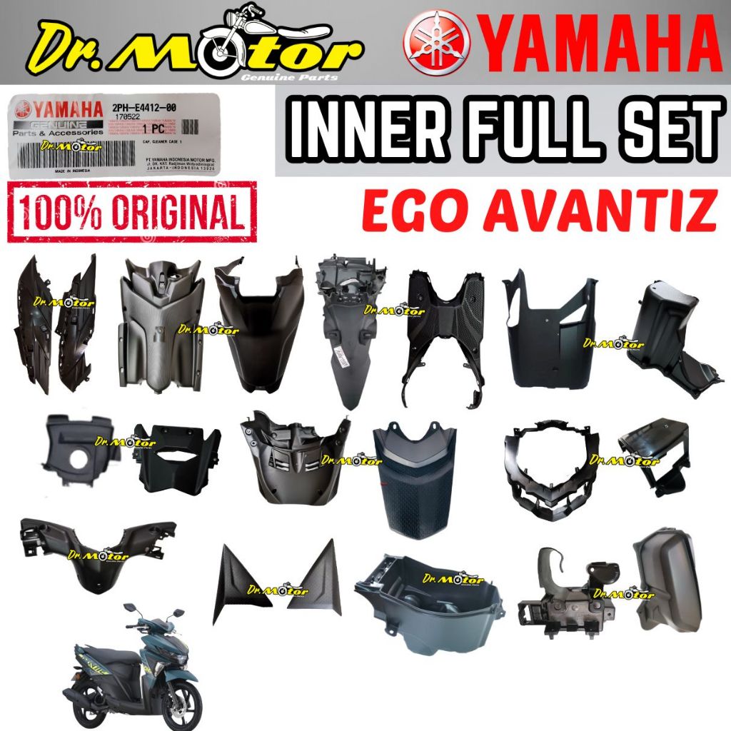 AVANTIZ AVANTIS EGO Inner Complete Full Hitam Coverset Fender Box Side ...