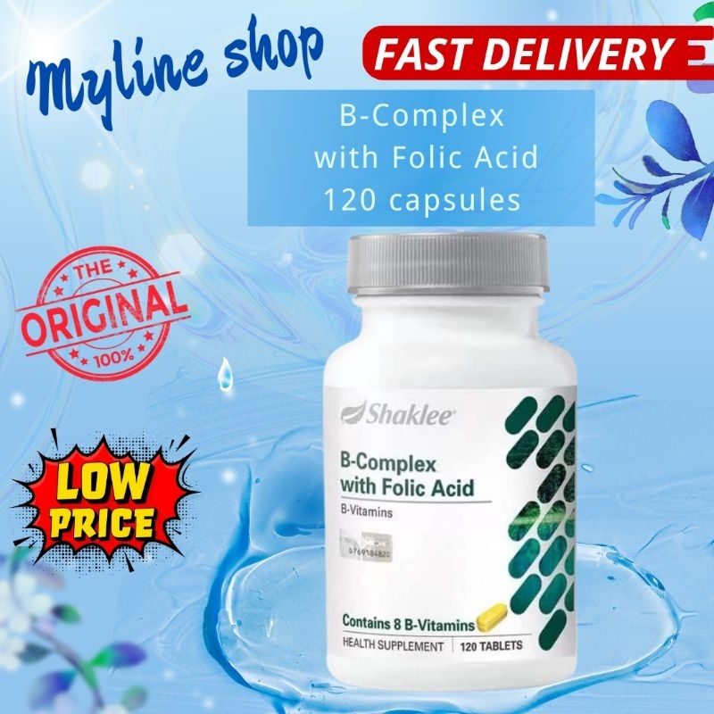 🔥New STOCK🔥Original B Complex Vitamin B with Folic Acid | Shopee Malaysia