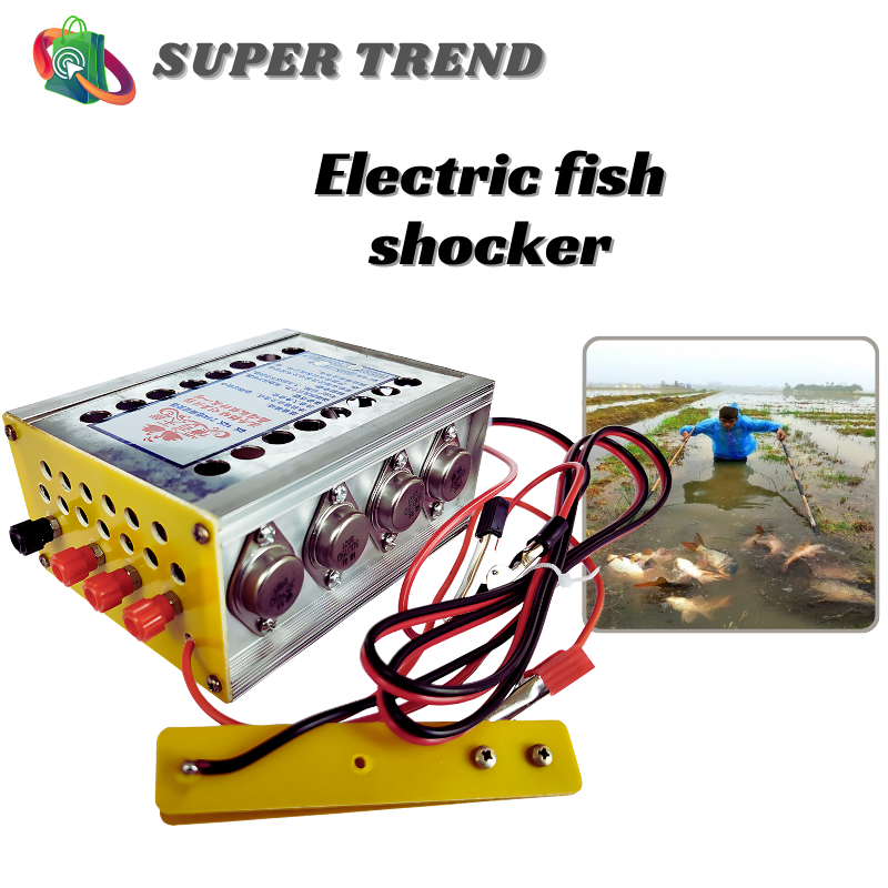 DC12V Electric Fish Shocker – High Power Ultrasonic Stunner Inverter ...