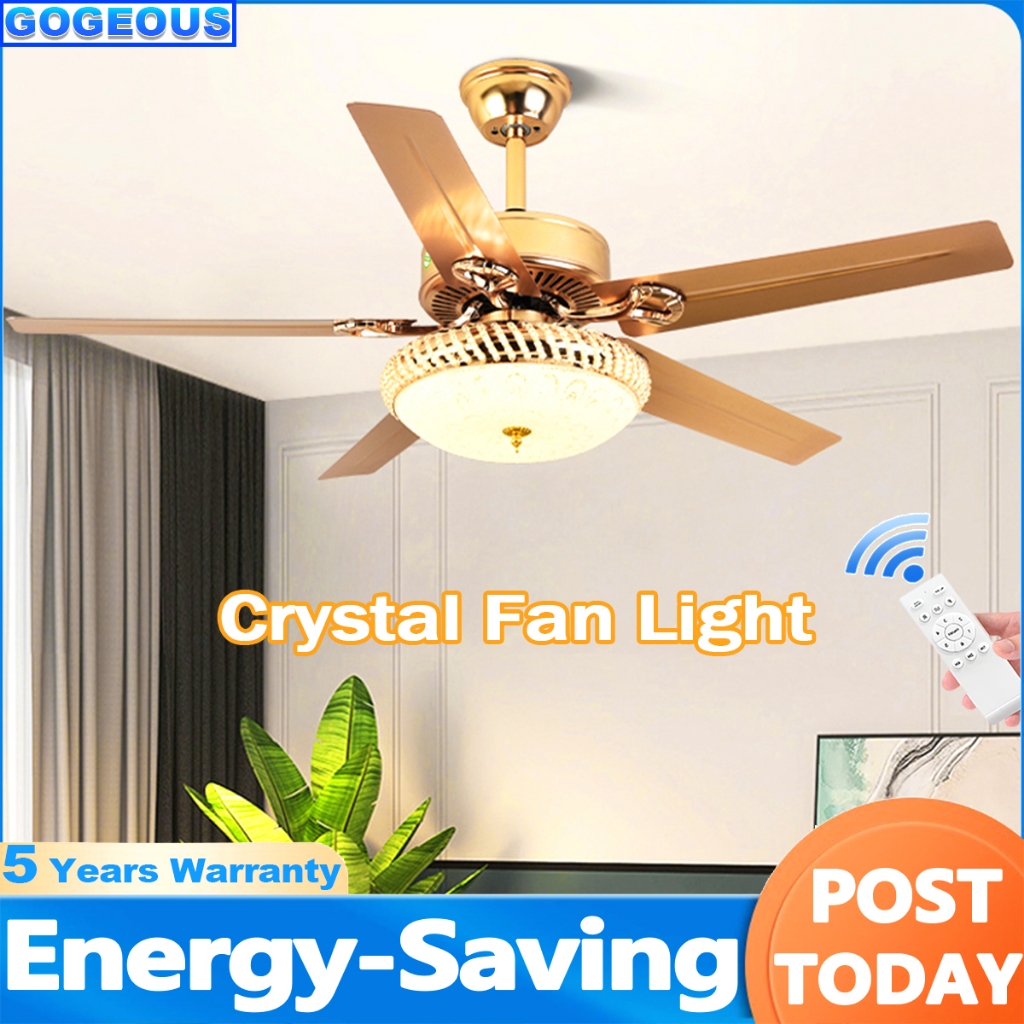 52"/42" Kipas Lampu Siling Hiasan Hotel B&B Moden Kipas Angin Siling ...