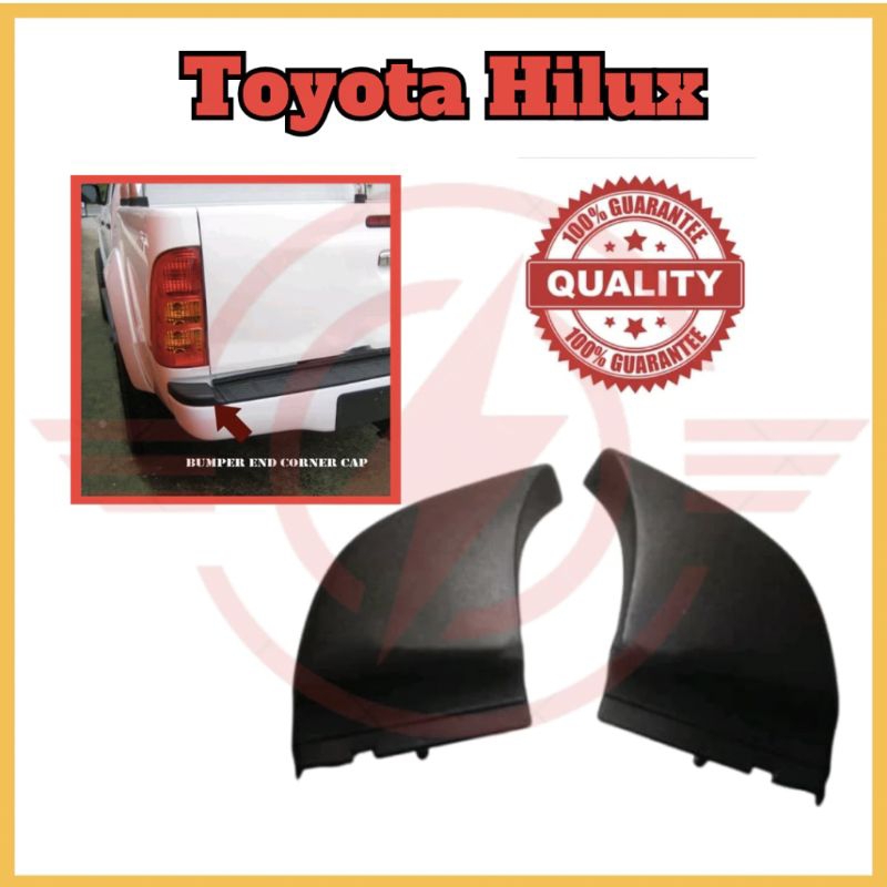 Toyota Hilux Vigo KUN25 KUN26 Rear Bumper Plate Cover Cap Left Right ...