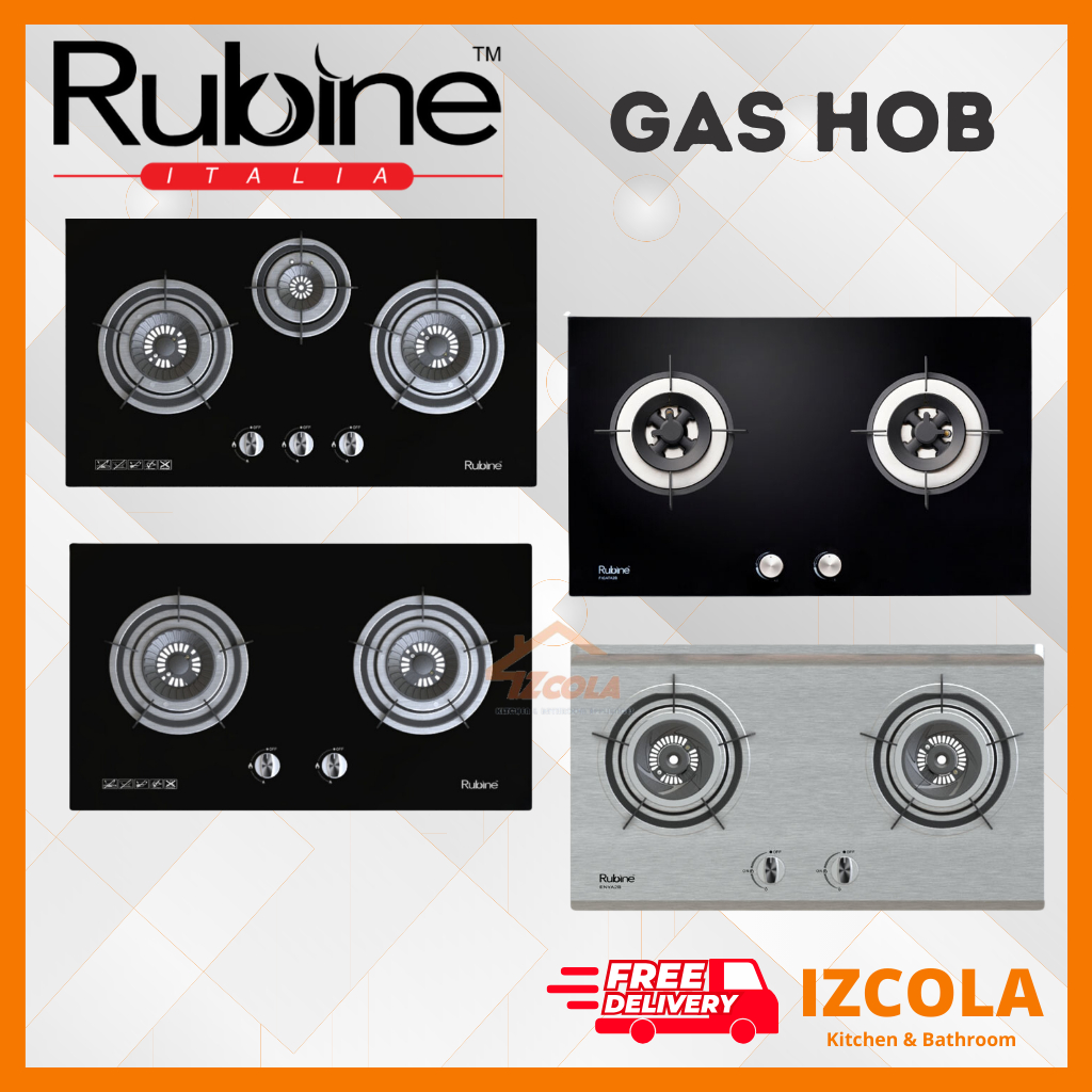 Dapur Gas Terbenam Rubine/ Rubine Built In Gas Hob (VISTA2B//ENYA2B ...