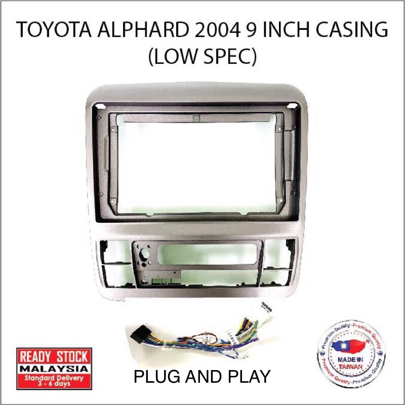 Toyota Alphard 2004 9 Inch Android Player OEM Casing (Low Spec ...