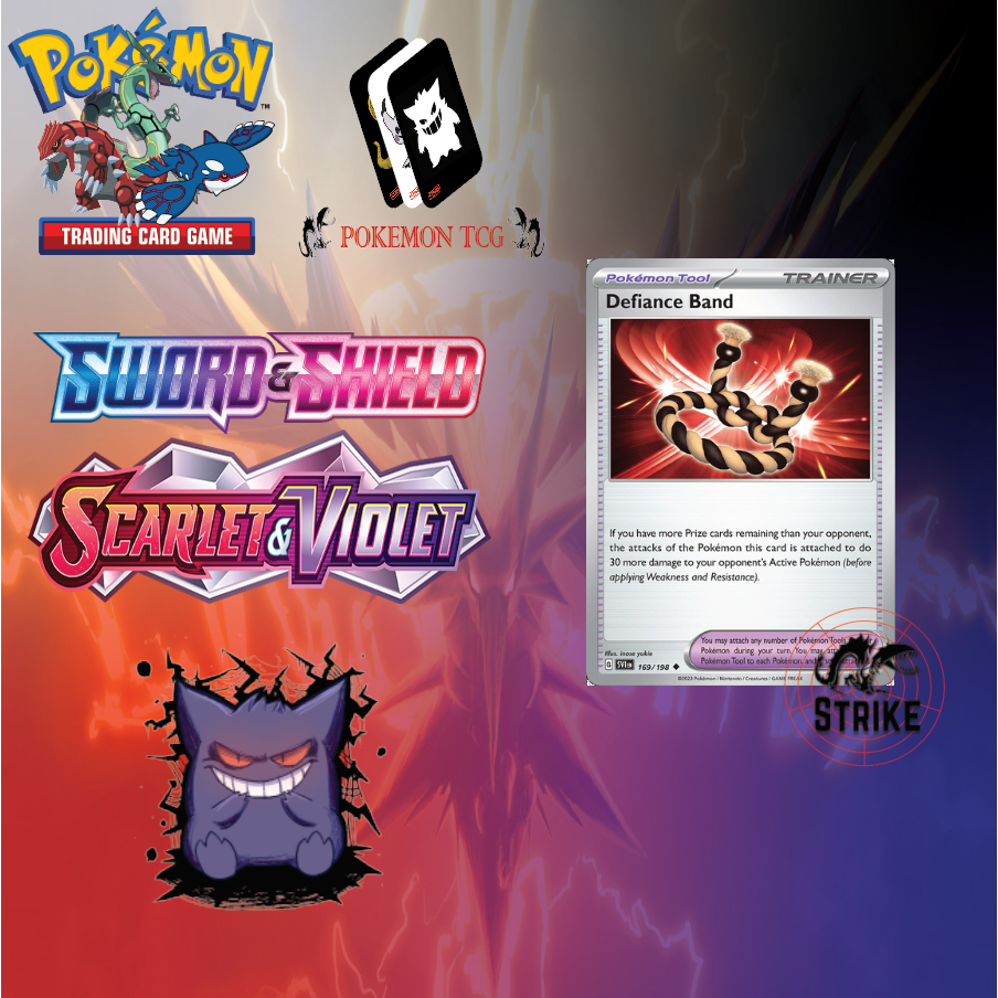 Pokemon Trainer Card - Defiance Band 169/198 Scarlet Violet SV01 ...