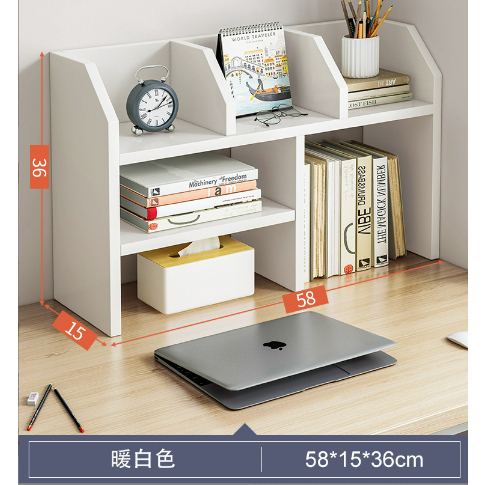 Table Book Shelf Desktop Rack Book Rack Desk Organizer Multipurpose ...