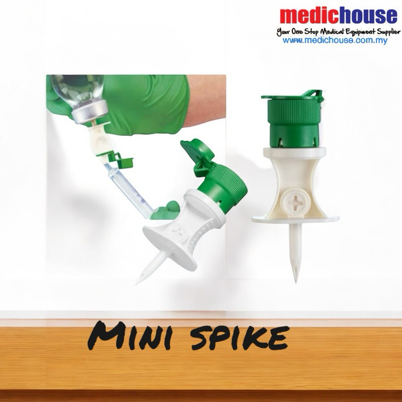 DISPENSING SPIKE | VIAL ACCESS POLYSPIKE WITH SAFETY VALVE | Shopee ...
