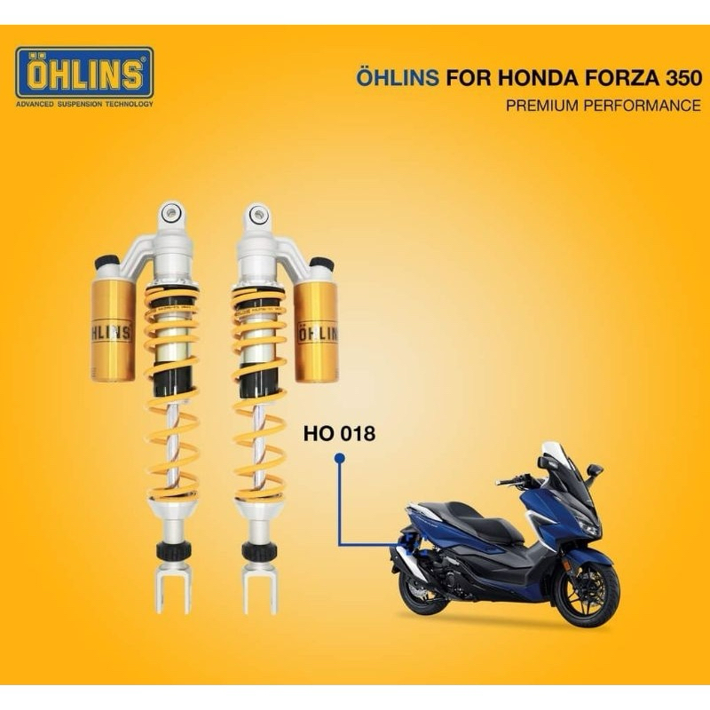 [Ready Stock] Öhlins HO 018 Forza 350 MONOSHOCK REAR MONO 100% ORIGINAL ...