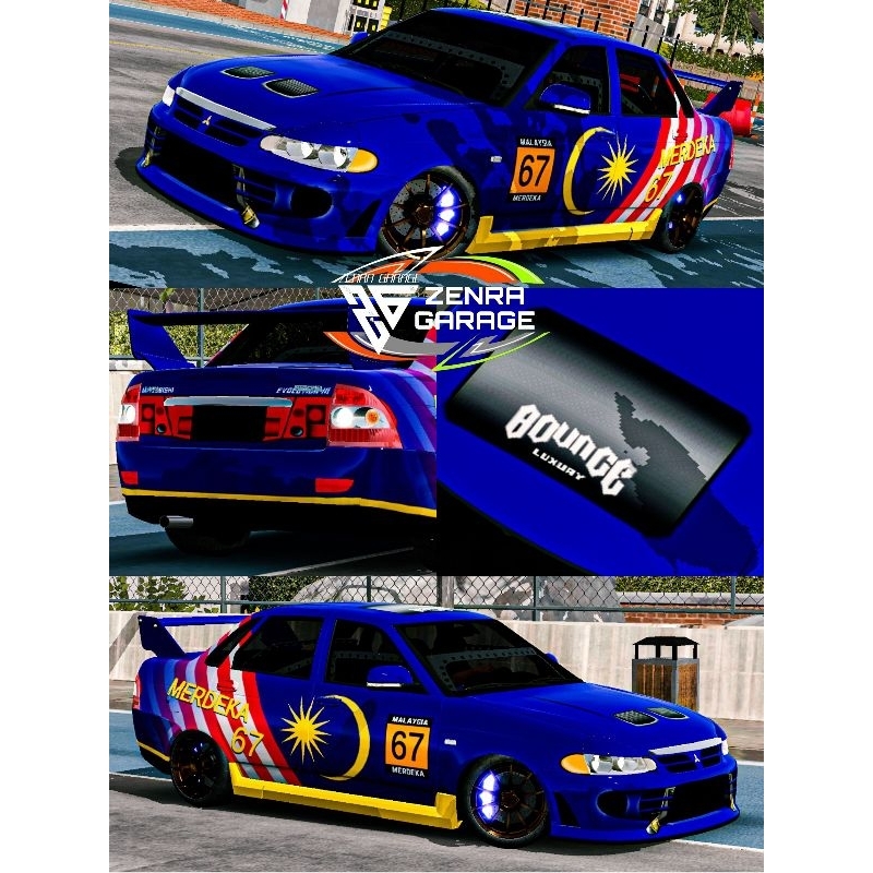 ZenraGarage CPM 1 : #YH81 WIRA LIVERY MERDEKA VER 2 LAMPU EVO | Shopee ...