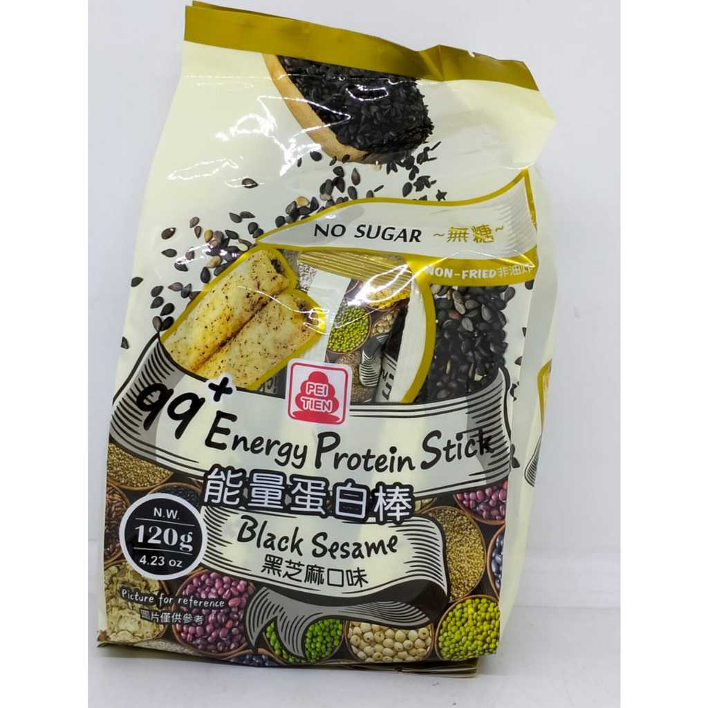 PT-99+ENERGY PROTEIN STICK BLACK SESAME FLAVOR能量蛋白棒黑芝麻口味120g | Shopee ...