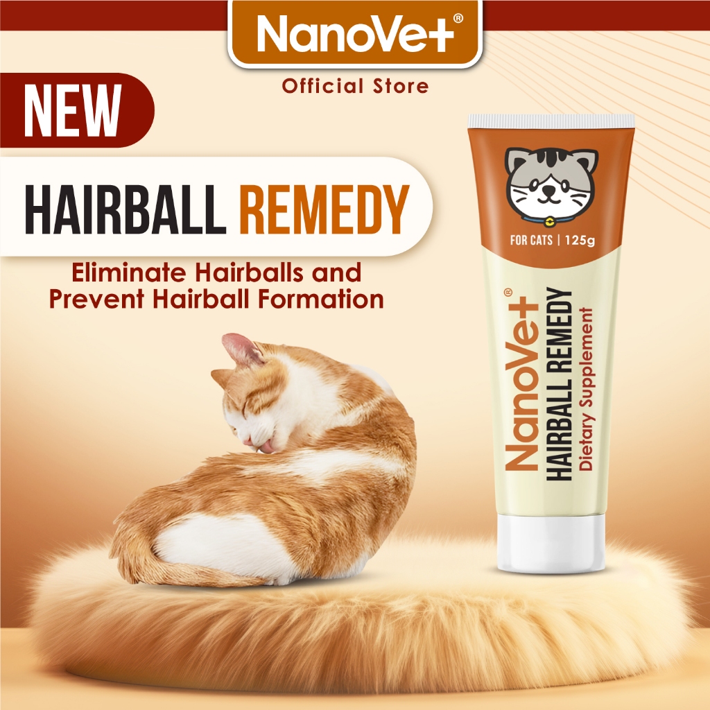 Nanovet® Pet Hairball Remedy Gel for Cat (125gm) | Shopee Malaysia