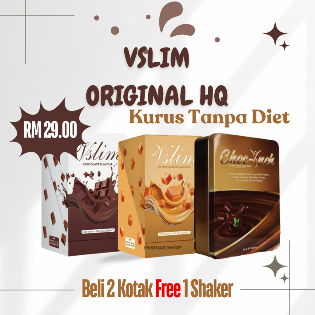 VSLIM Dyna Yusof Minuman Kurus Tanpa Diet Original HQ Menaikkan ...