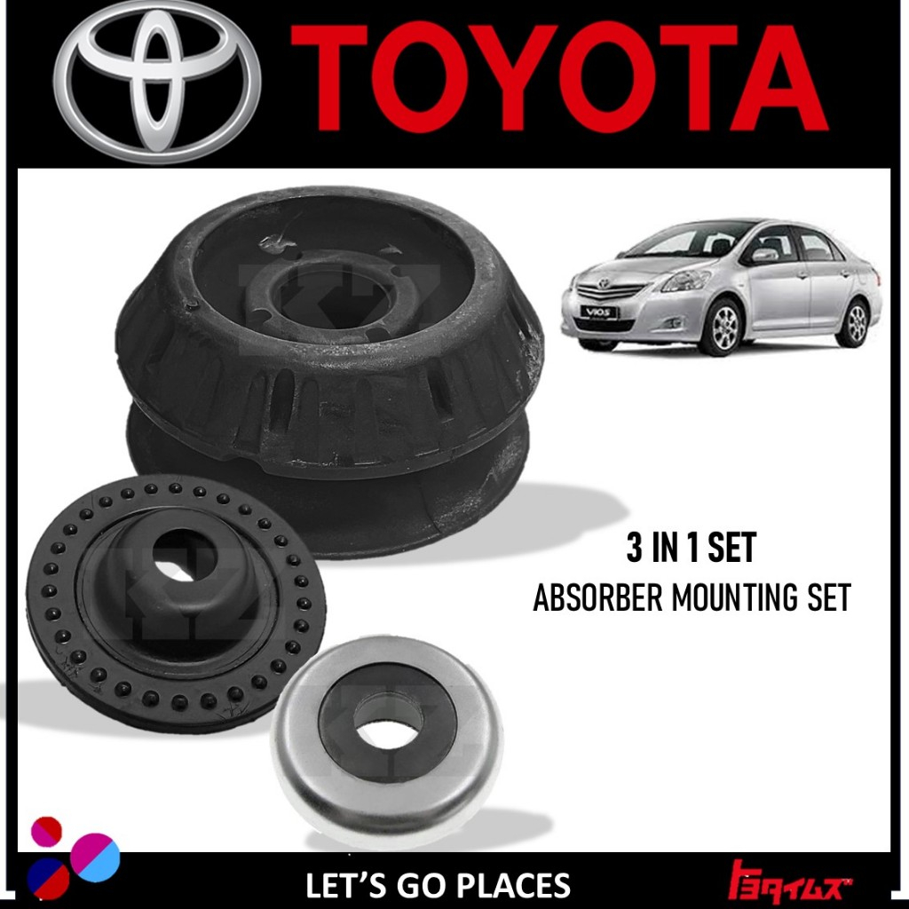TOYOTA VIOS NCP93 2007-2013 YARIS NCP91 /TOYOTA PRIUS C NHP10 -6 IN 1 SET- FRONT ABSORBER ...