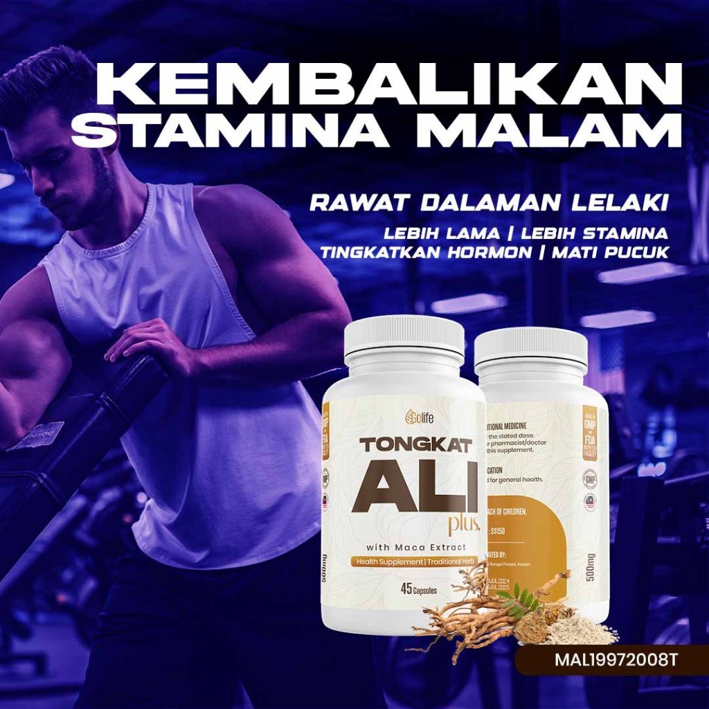 [GoLife] Tongkat Ali Plus - Tongkat Ali, Maca All Natural Herbs, Male ...