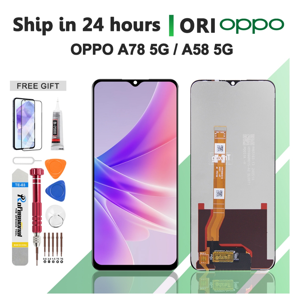 ORIGINAL LCD OPPO A78 5G Replacement components for touch screen ...