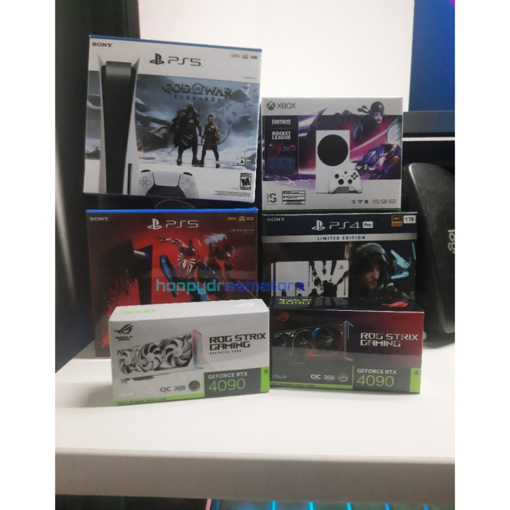 Miniature Paper Box Cover SONY PS5/XBOX game console RTX4090 God of War ...