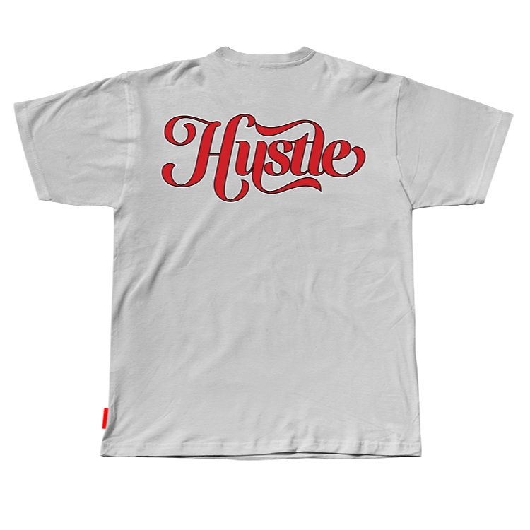 Hustle Graphic Design Tshirt Baju Lelaki Plus size- 100% Cotton ...