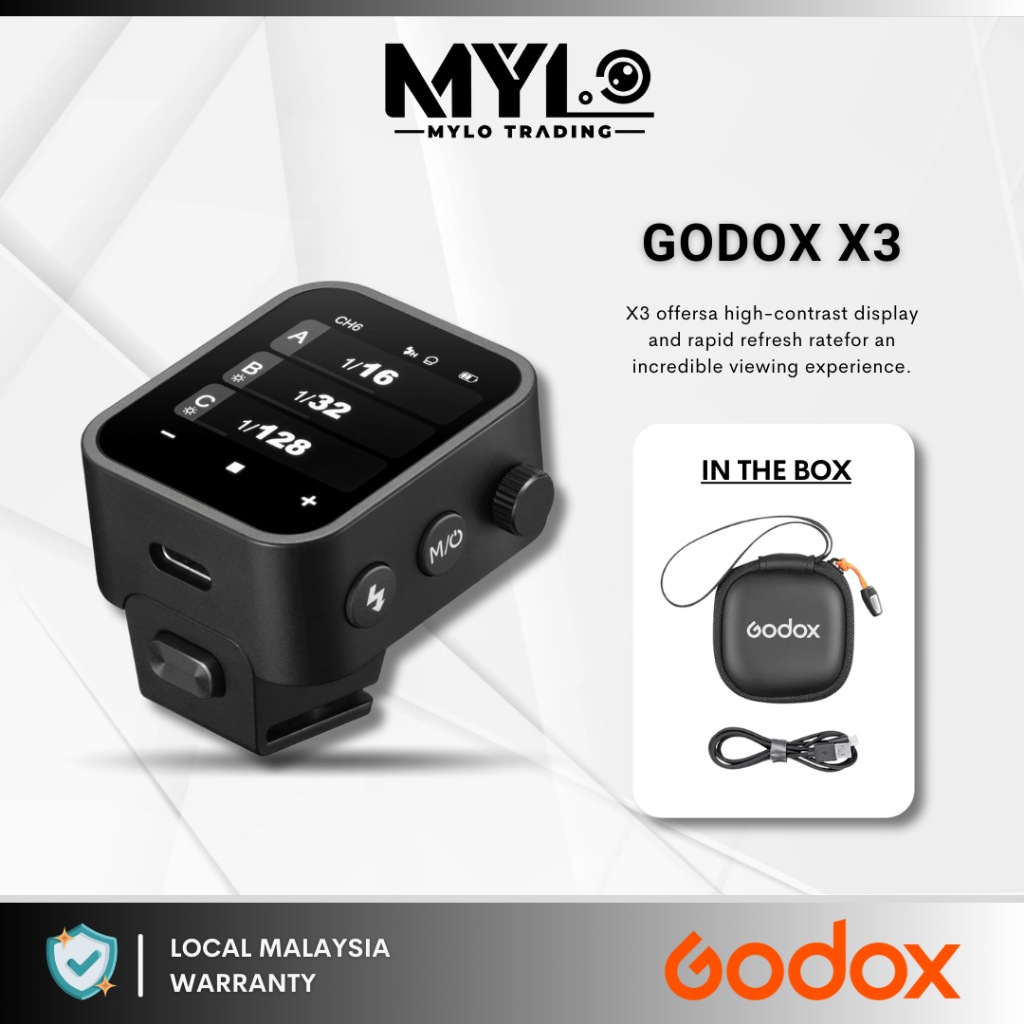 Godox X3 Touchscreen TTL Wireless Flash Trigger for Sony Canon Nikon ...