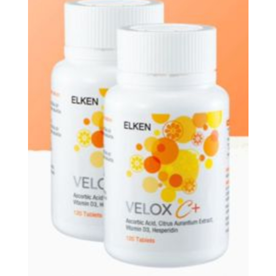 ELKEN Velox C + 45 tablets / 120 tablets NEW VERSION! or Ester C Plus 30 Tablets (old packaging ...