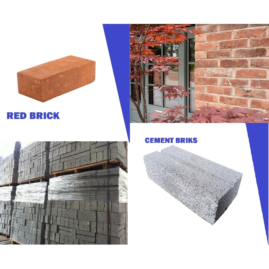 Red Brick,Cement Brick,Batu Bata Merah,Batu Bata Pasir | Shopee Malaysia