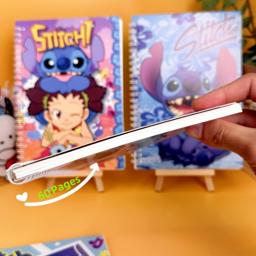 Buku Nota A5 Stitch untuk Pelajar Buku Nota Kartun Comel. | Shopee Malaysia