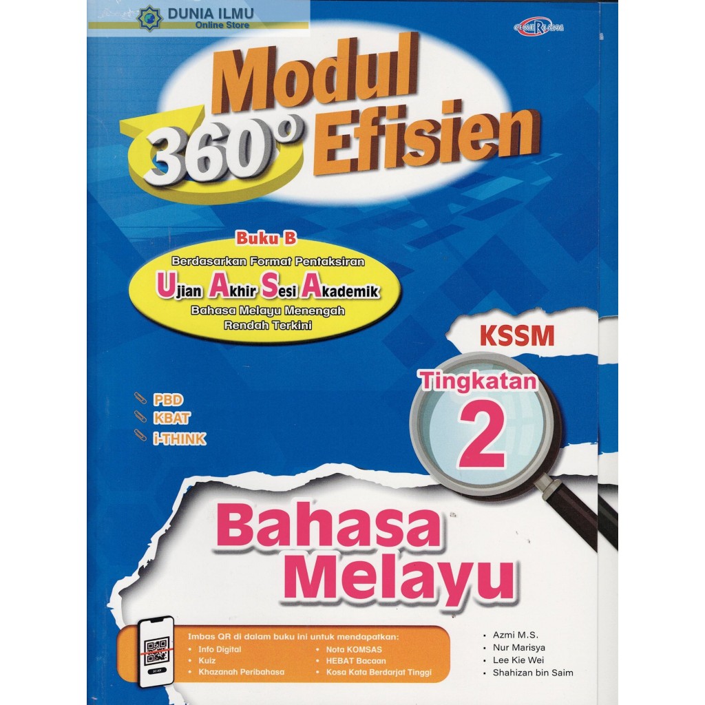 BUKU LATIHAN : MODUL 360 EFISIEN BAHASA MELAYU TINGKATAN 2 KSSM | Shopee Malaysia