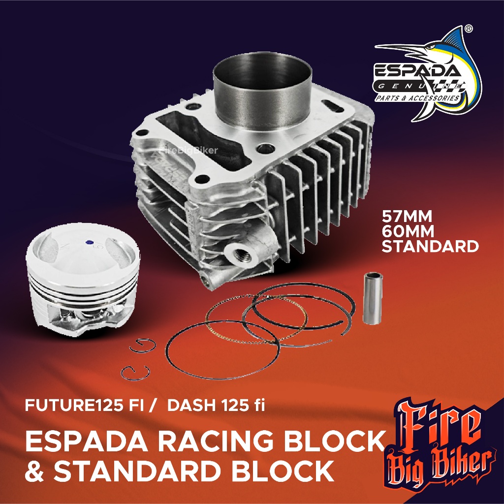 BIG BIKER ESPADA RACING BLOCK KIT SET FUTURE125 FI FUTURE 125 FI ...