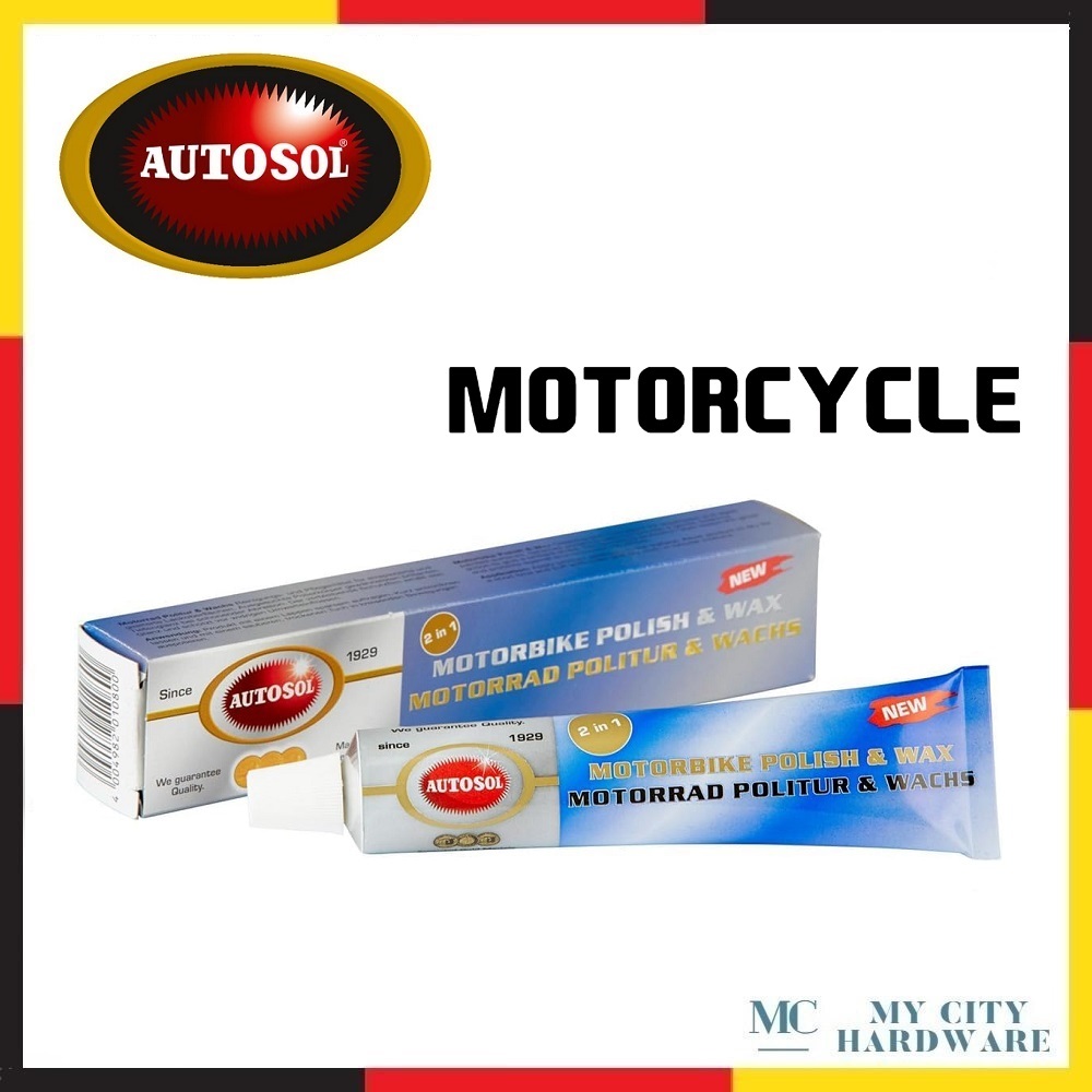 AUTOSOL Motorcycle Bike Polish & Wax 50g Cleaning Care for Weathered ...