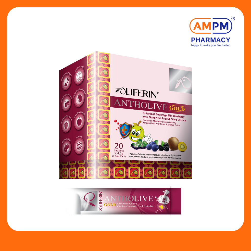NUTRIVA OLIFERIN Antholive Gold Sac (20's) | Shopee Malaysia