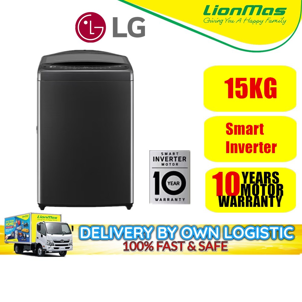 LG 15kg Top Load WasherT2515VBTB with Smart Inverter Washing Machine ...