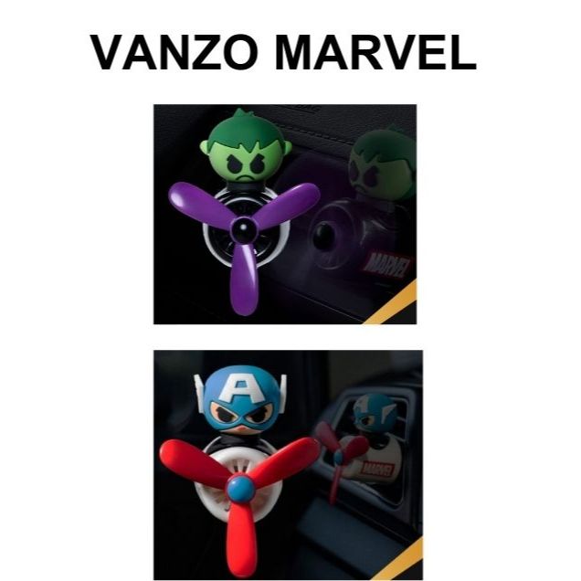 VANZO Marvel Series Car Vent Perfume ( Velvet Musk , Secret Musk ...