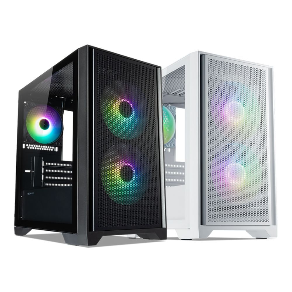 TECWARE NEO M2 OMNI ARGB MATX CASING (PC CASE) - BLACK / WHITE | Shopee ...