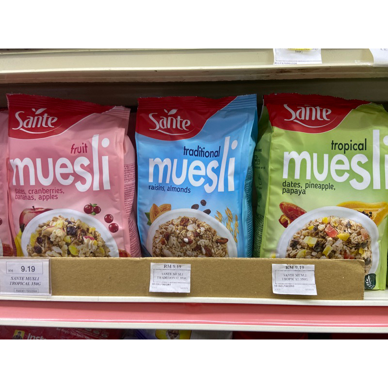 Sante MUESLI fruit/traditional/tropical 350g | Shopee Malaysia