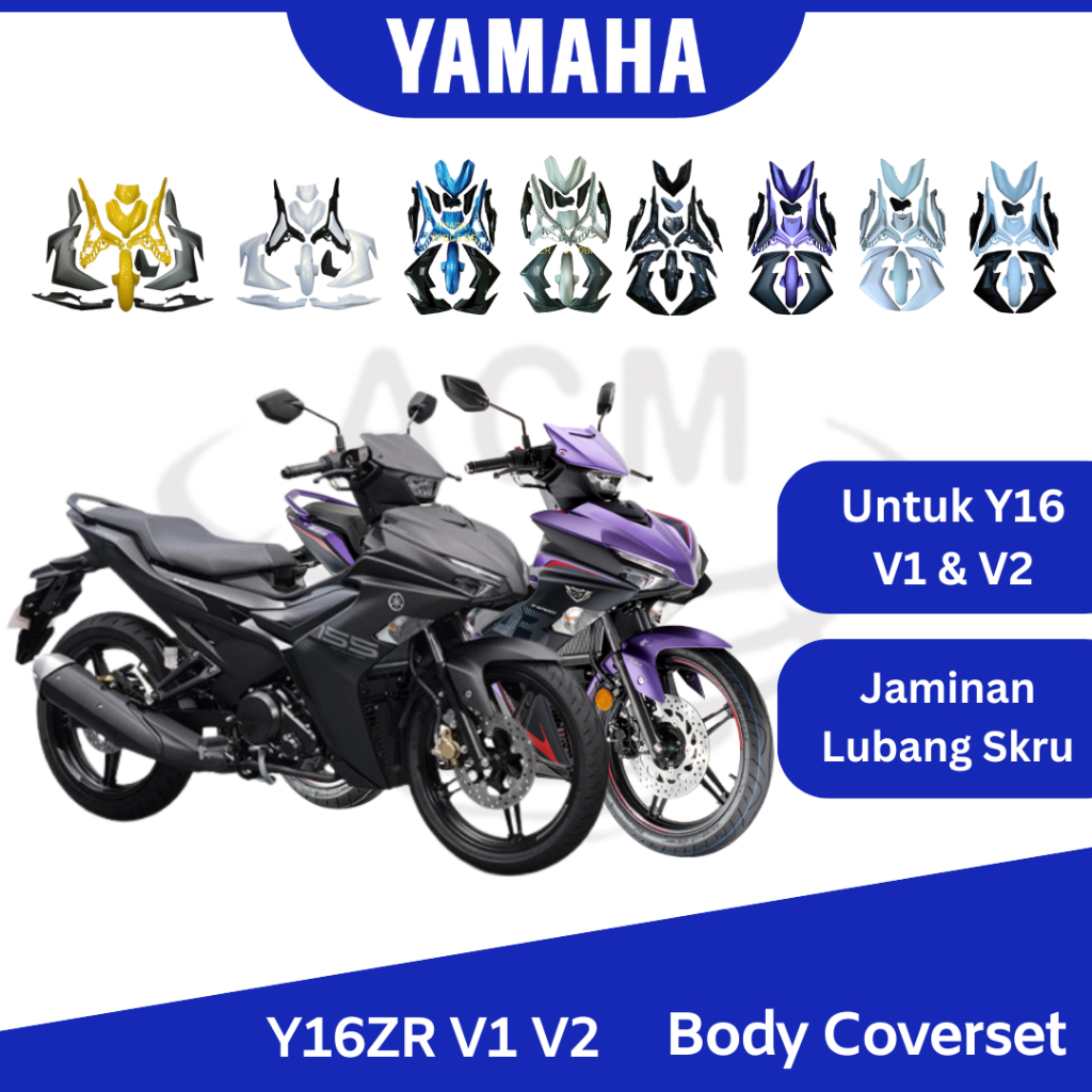 YAMAHA Y16ZR V1 V2 ABS Full Body Cover Color Parts Part Set Coverset ...
