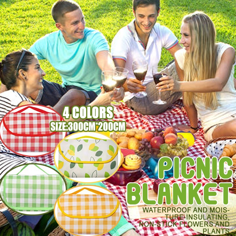 Ready Stock2Mx3M Waterproof Outdoor Picnic Oxford Foldable Camping Mat ...