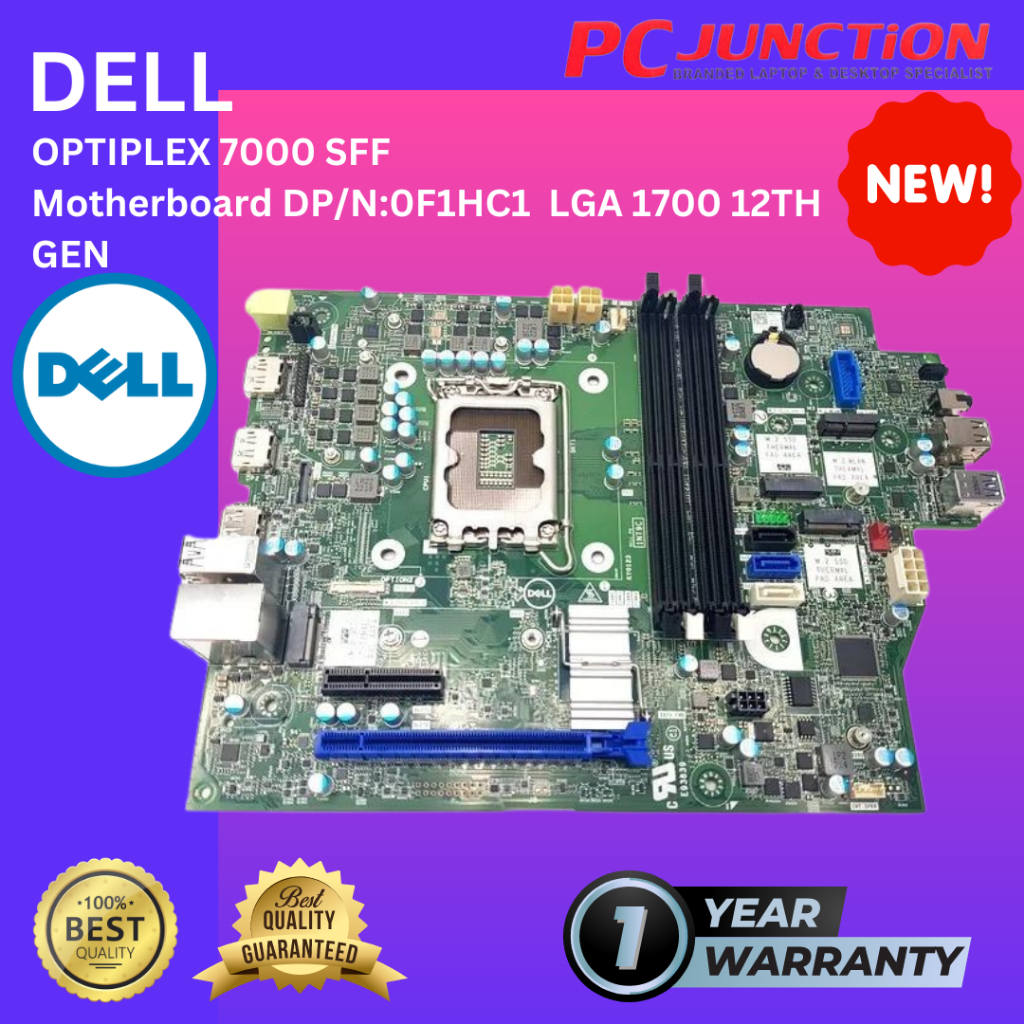 DELL OPTIPLEX 7000 SMALL FORM FACTOR SFF LGA 1700 12TH GEN MOTHERBOARD ...