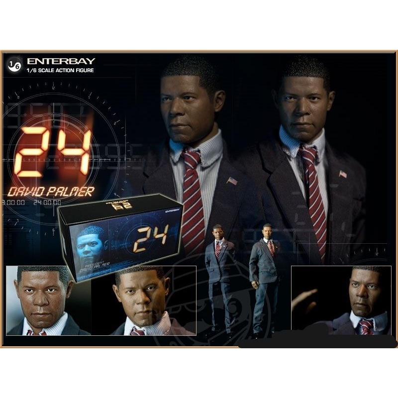 ENTERBAY 1/6 SCALE REAL MASTERPIECE - 24 HOURS - PRESIDENT DAVID PALMER ...
