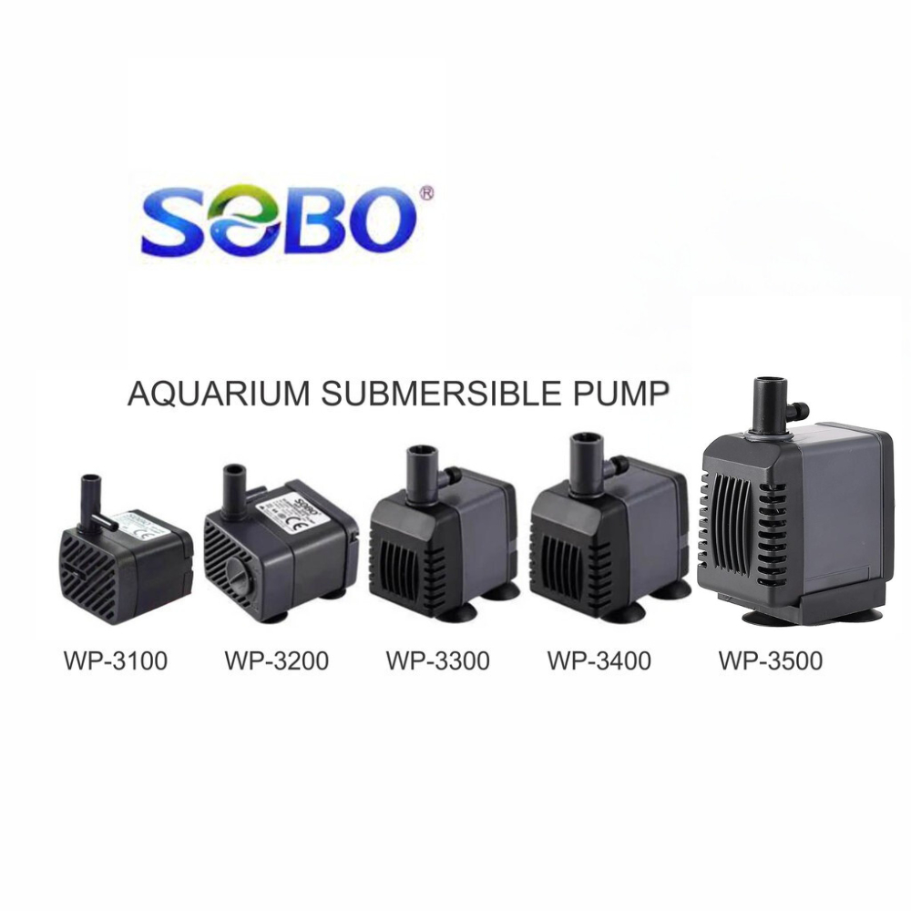Sobo Mini Submersible Fountain Pump Aquaponic Project WP-3100 WP-3200 WP-3300 WP-3400 WP-3500 ...
