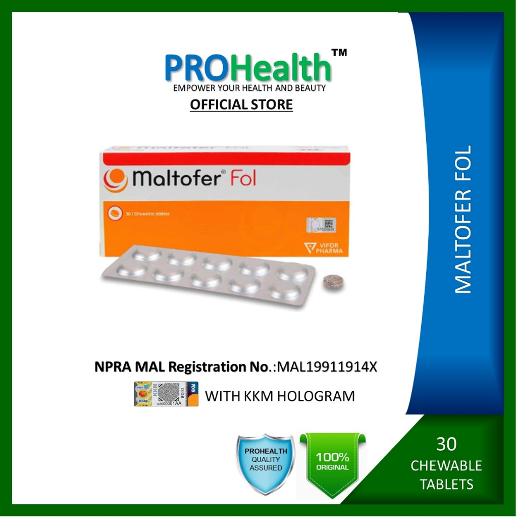 MALTOFER CHEWABLE TABLET 30'S EXPIRY:01/2026 | Shopee Malaysia