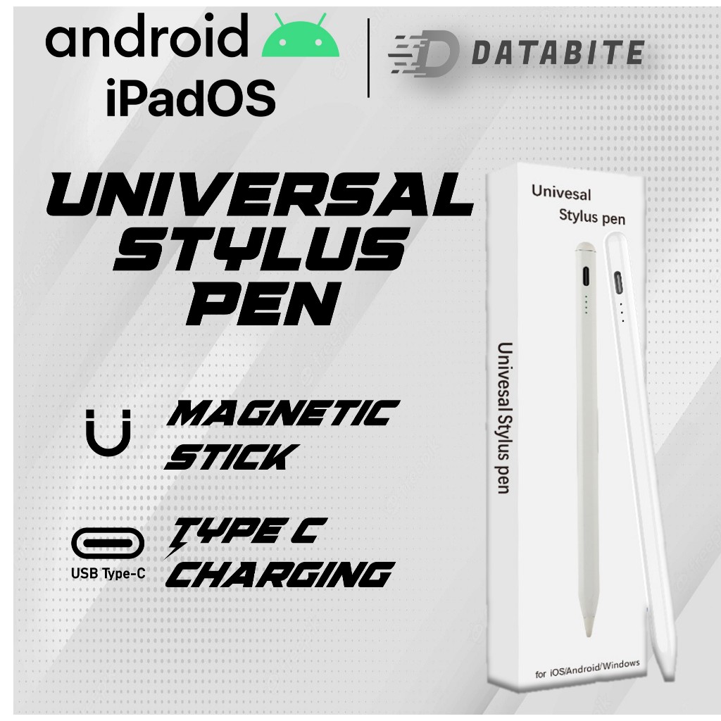 Universal Stylus Pen support ios Android Tablet Type C port Magnetic ...